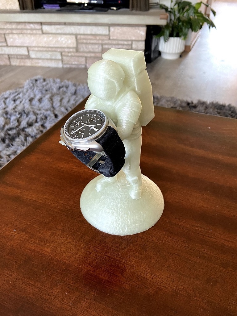 🧑‍🚀 Astronaut Watch Stand・Free 3D File for ・Cults