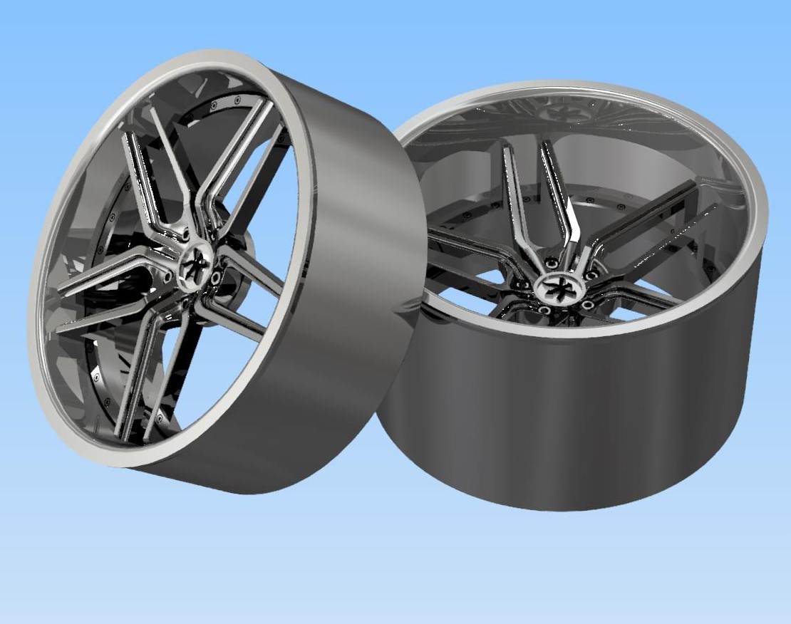 👽 Rennan Forged R54・ STL File for ・Cults