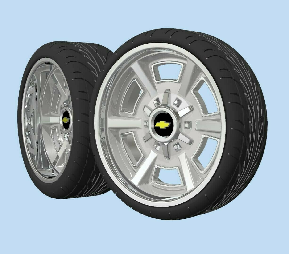 🟪 Delmo's Speed Square Chevy Restomod・ STL File for ・Cults