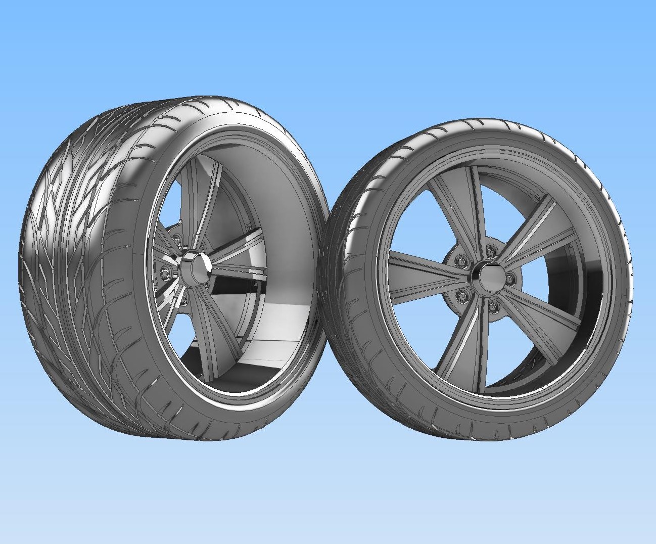 🛞 Intro Vista 5 20"・ STL File for ・Cults