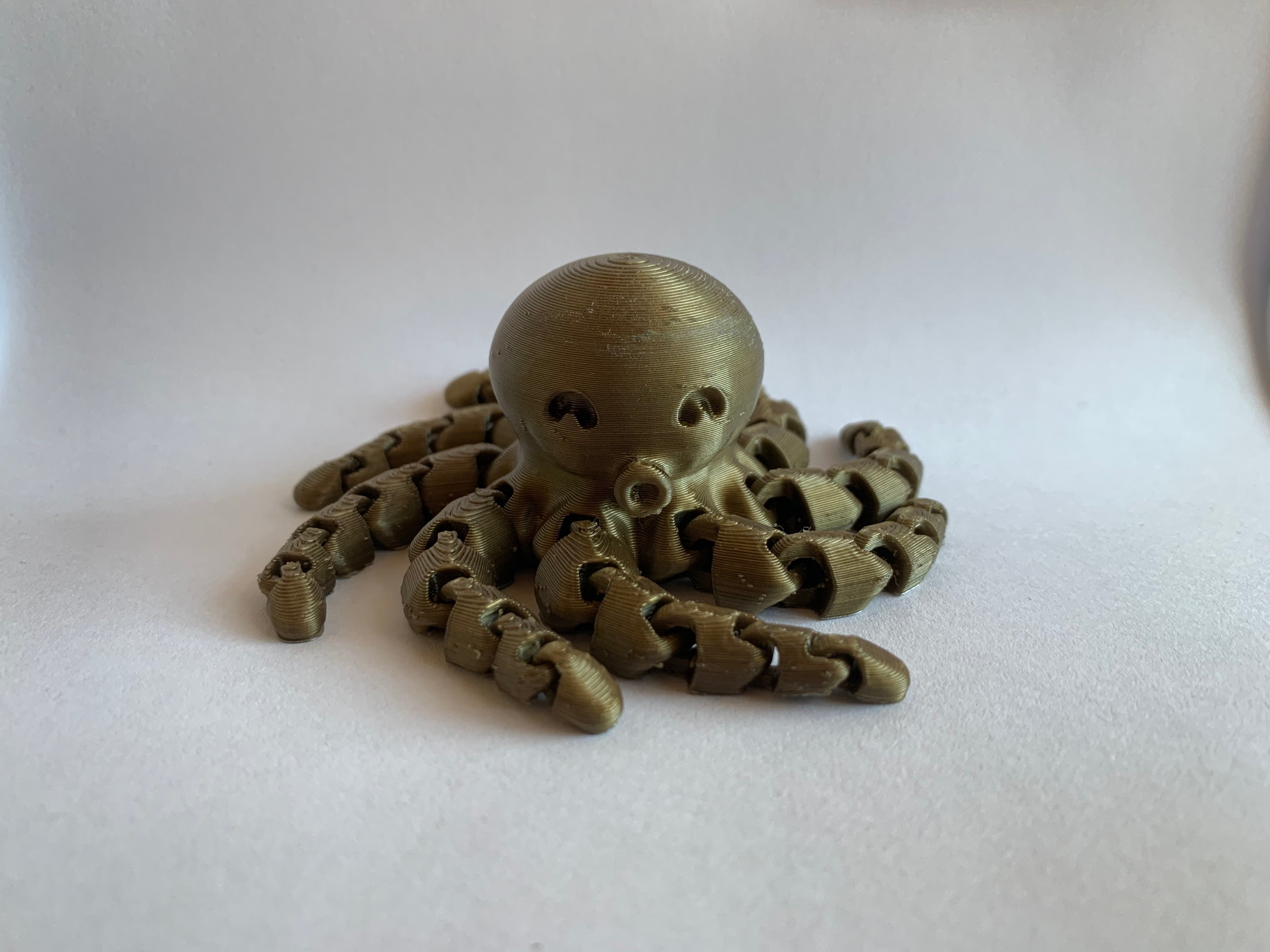 3D printable Cute Mini Octopus・Cults