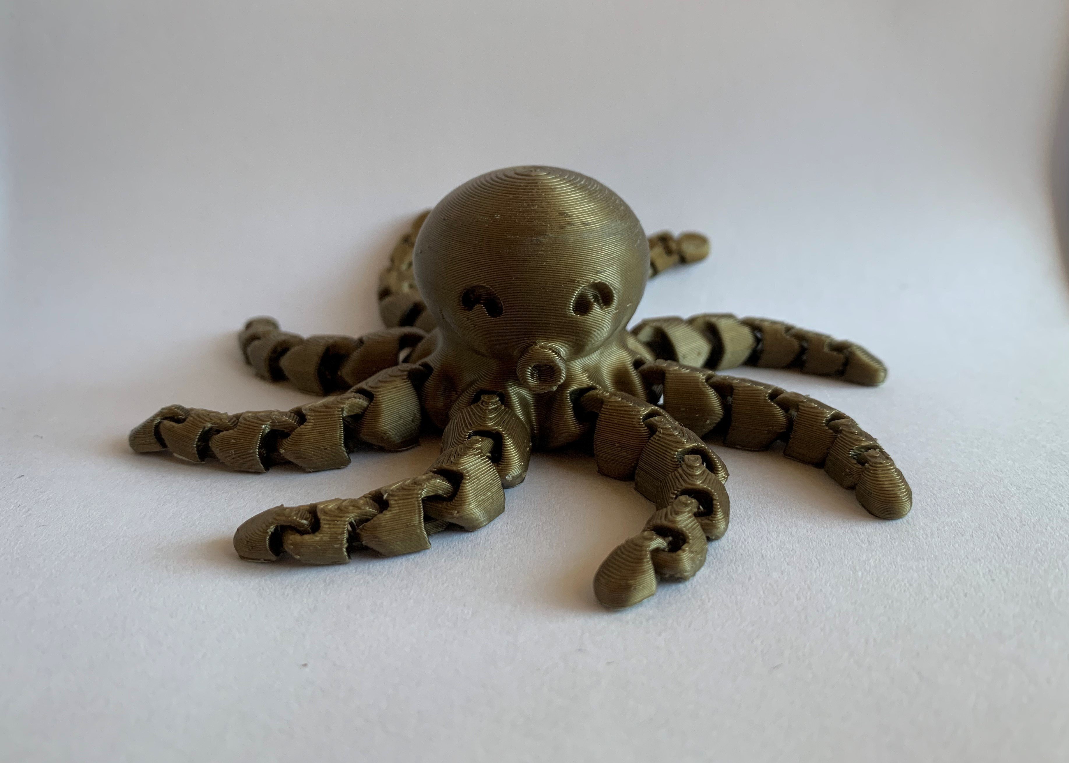 3D printable Cute Mini Octopus・Cults