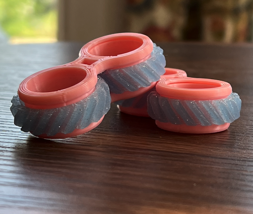 3D printed Fidget Gear Ring (that actually works)・Cults