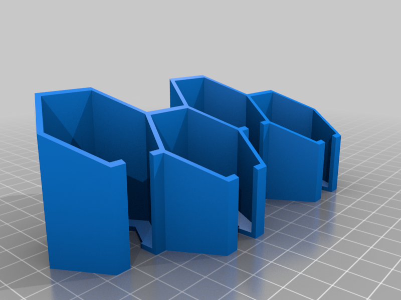 Free STL file Hex Rack with screw holes 🍾 (SCAD)・3D printer design to ...