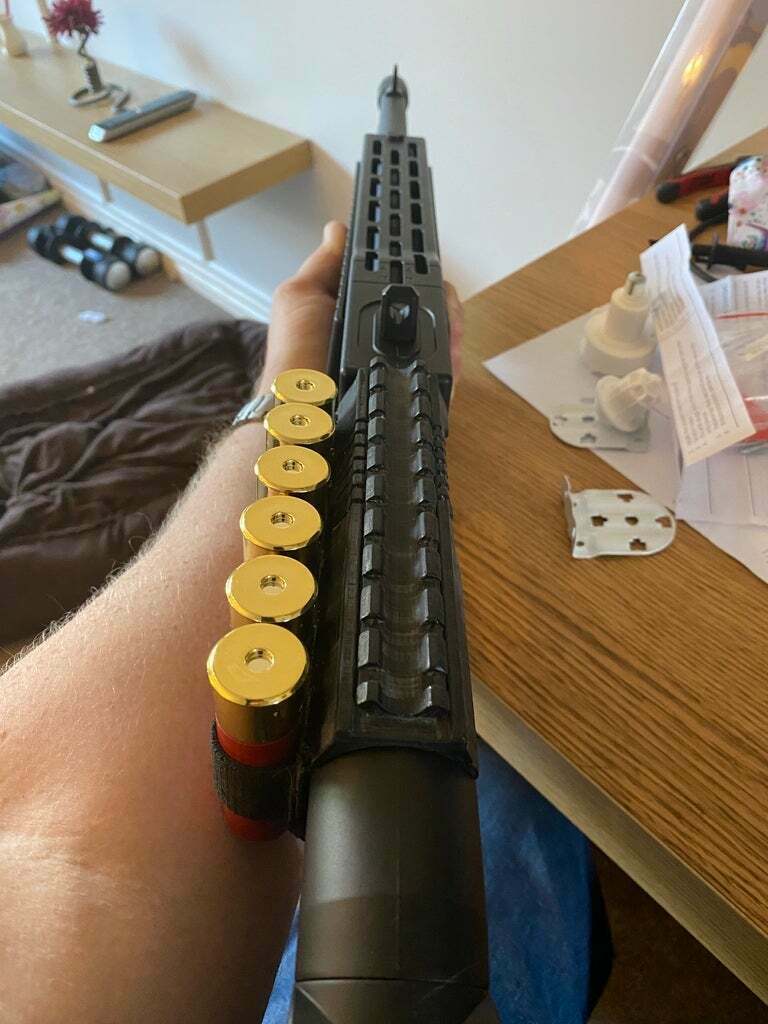🐚 Half Life SPAS-12 RIS rail with shell holder・Free STL File for ・Cults