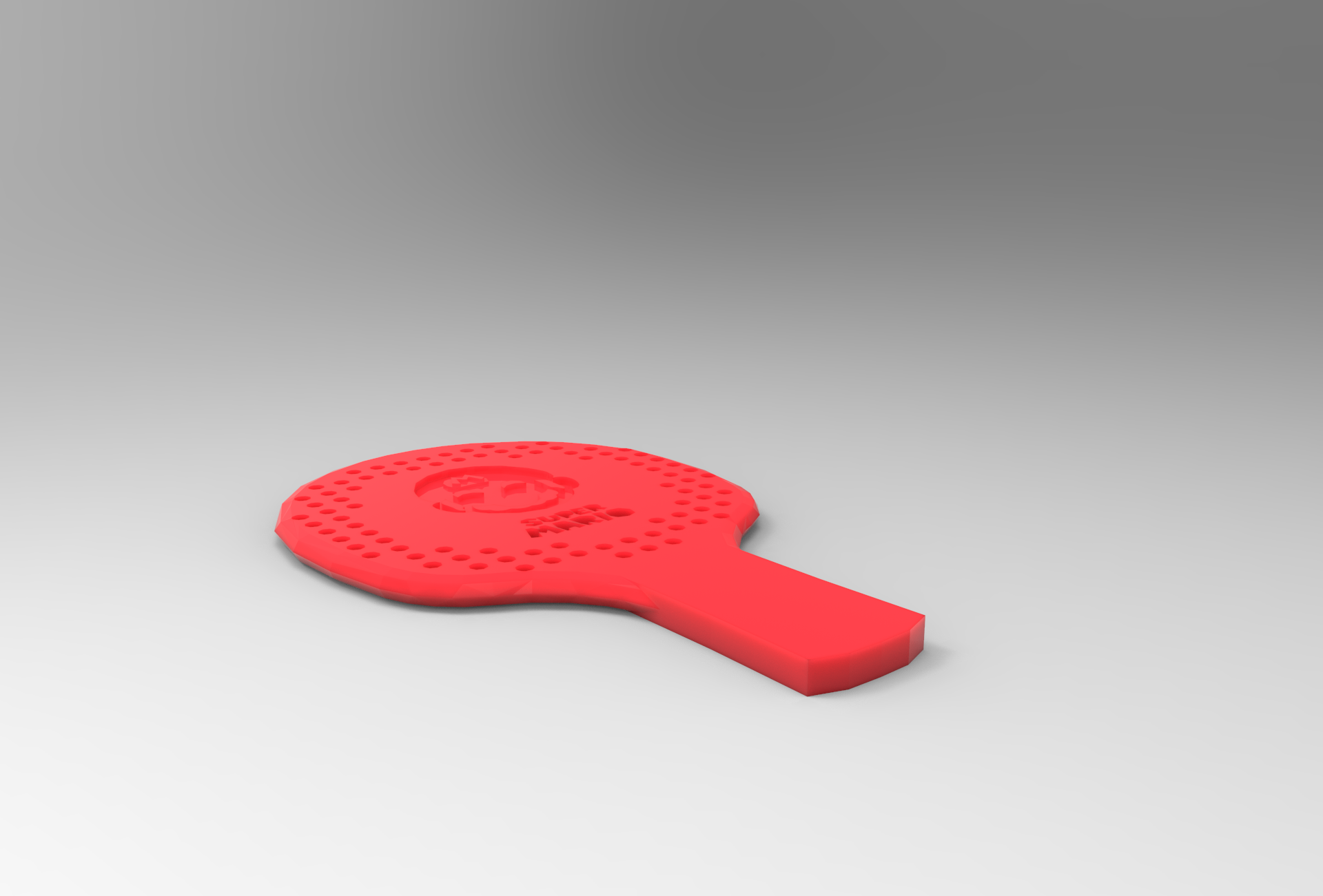 Archivo STL gratuito Mario Ping Pong Paddle 🎾 ・Design para impresora 3D ...