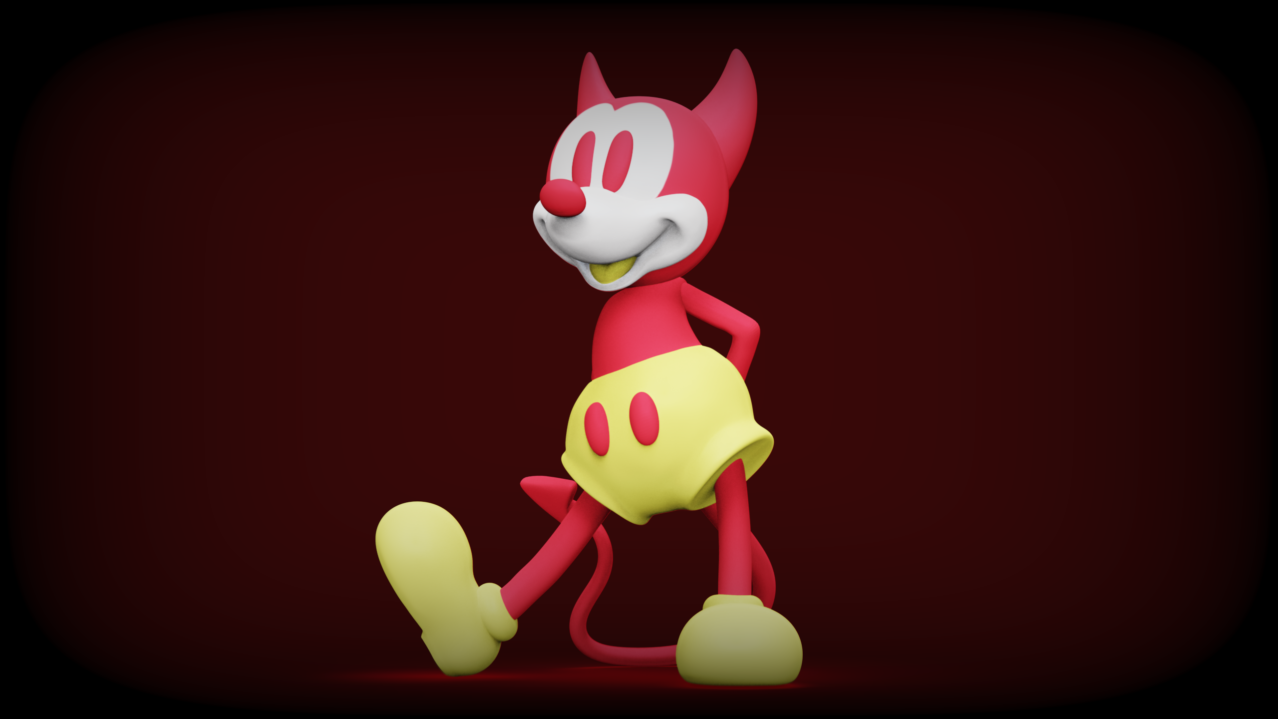 Archivo 3D Mickey Mouse Evil 🐁 ・Diseño de impresión en 3D para ...