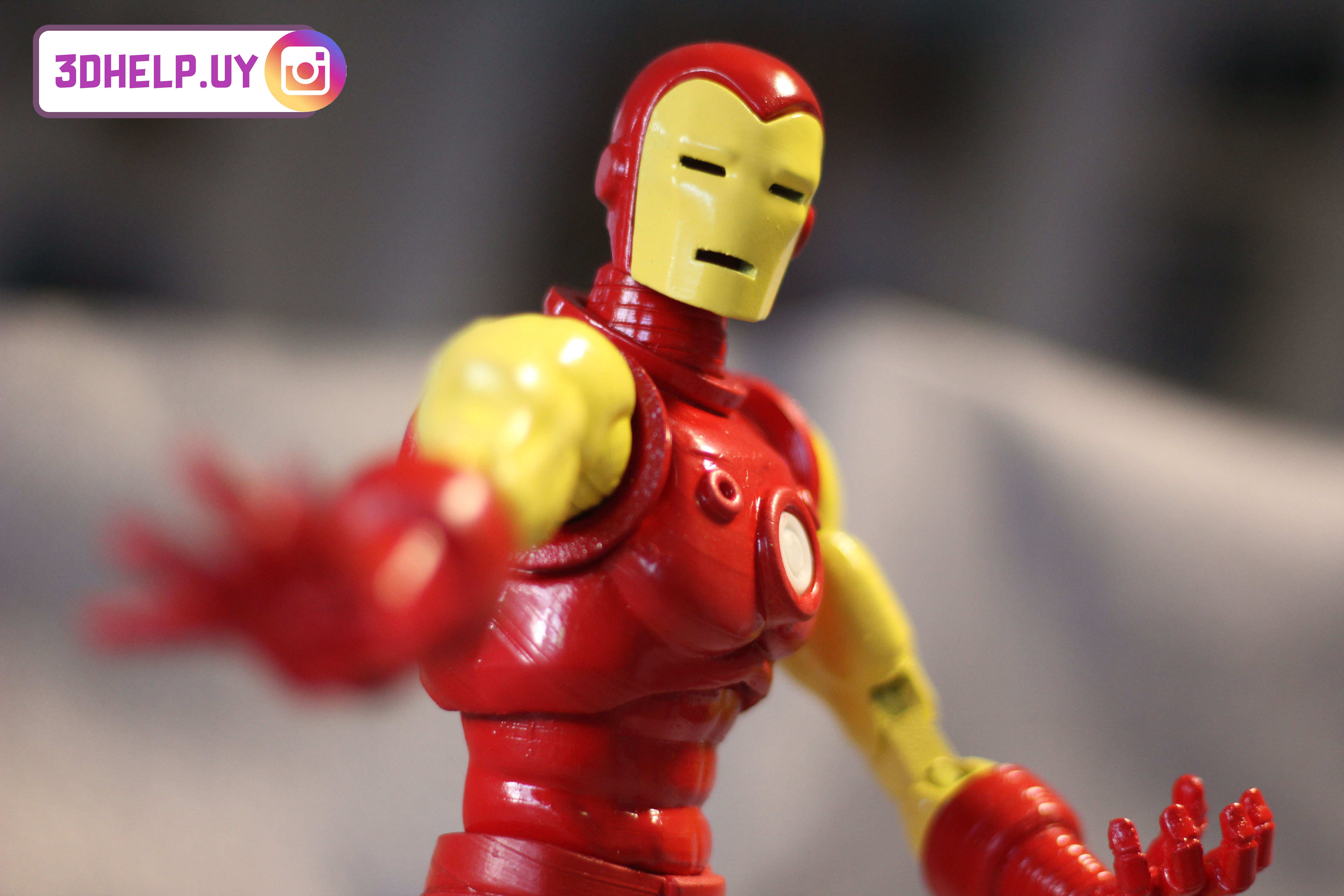 3D printing Iron Guy Fully articulated Ziptie action figure - (fan art ...