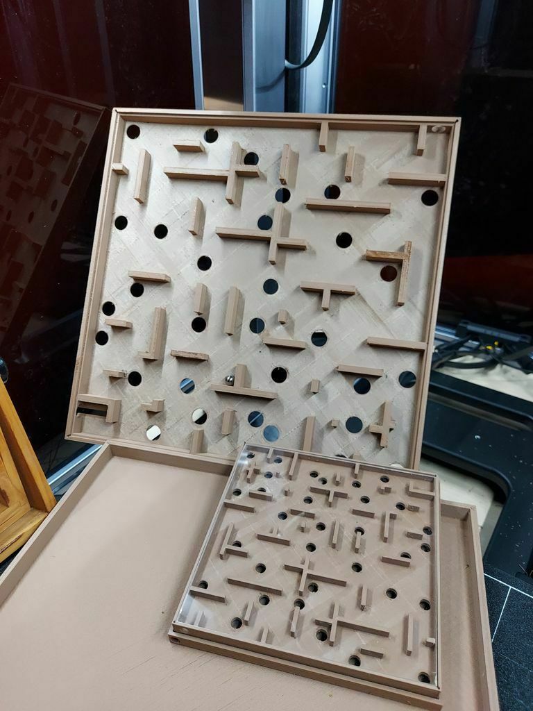 Free 3D file Marble Maze (Ball Labyrinth) 🎲・3D printing idea to ...