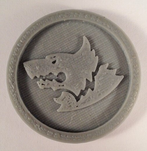 🛰 40mm X 4mm Token - Marker of Space Wolves 40K Bits・Free STL File for ...