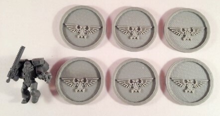 Free STL file 40mm X 4mm Token - Marker of Impieral Army 40K Bits 🦅 ・3D ...
