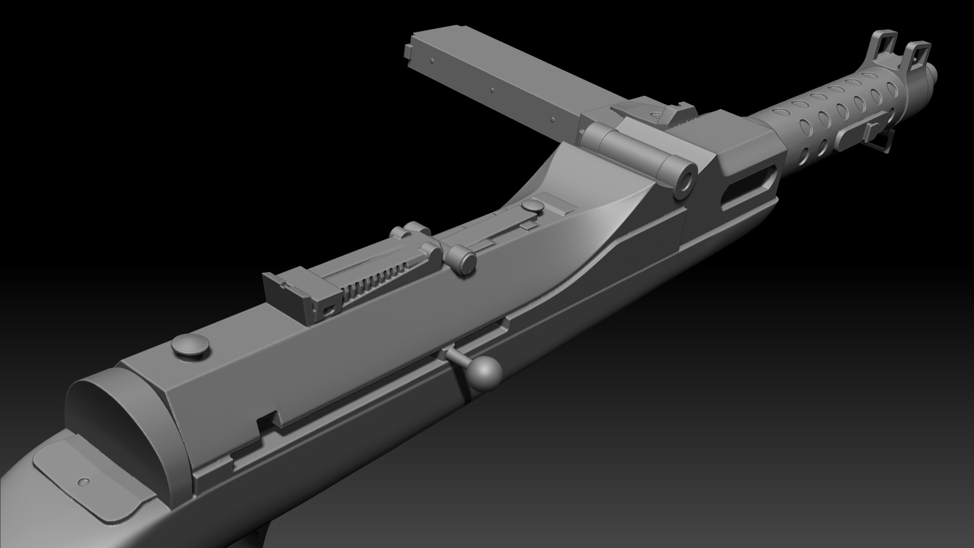 🔫 MP-34 (Maschinepistole 34)・ STL File for ・Cults