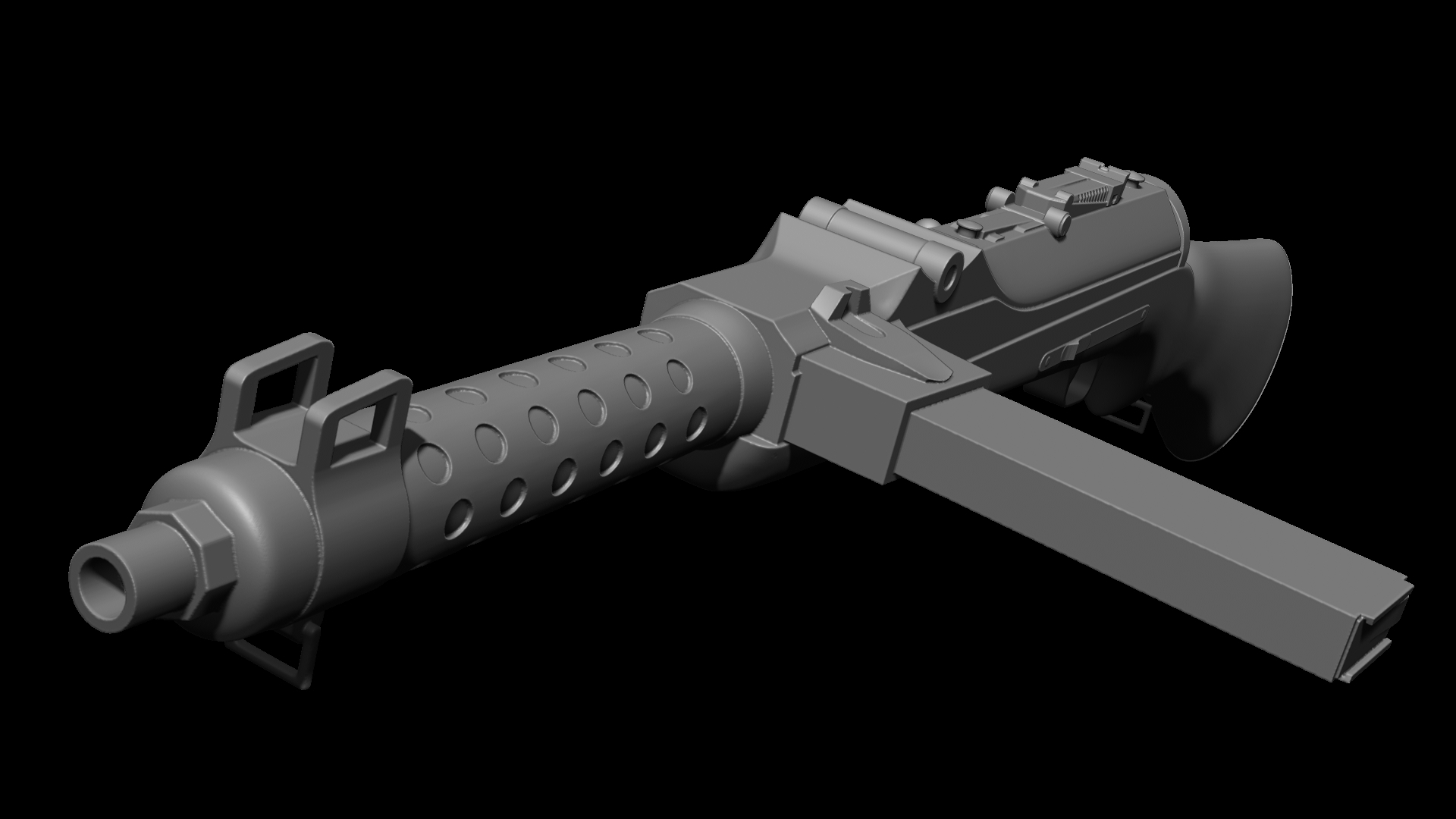 🔫 MP-34 (Maschinepistole 34)・ STL File for ・Cults