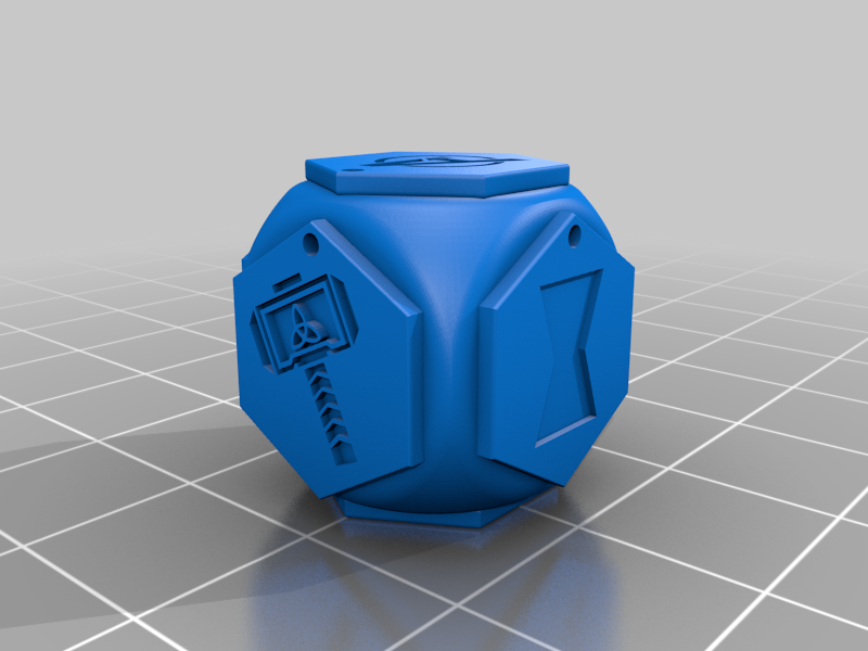 Free 3D file Avengers Dice 🦸 ・Object to download and to 3D print・Cults