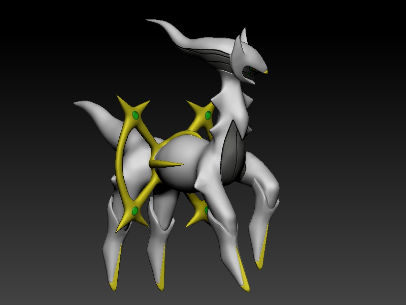 🐉 Pokemon arceus (with cuts and plugs)・ STL File for ・Cults