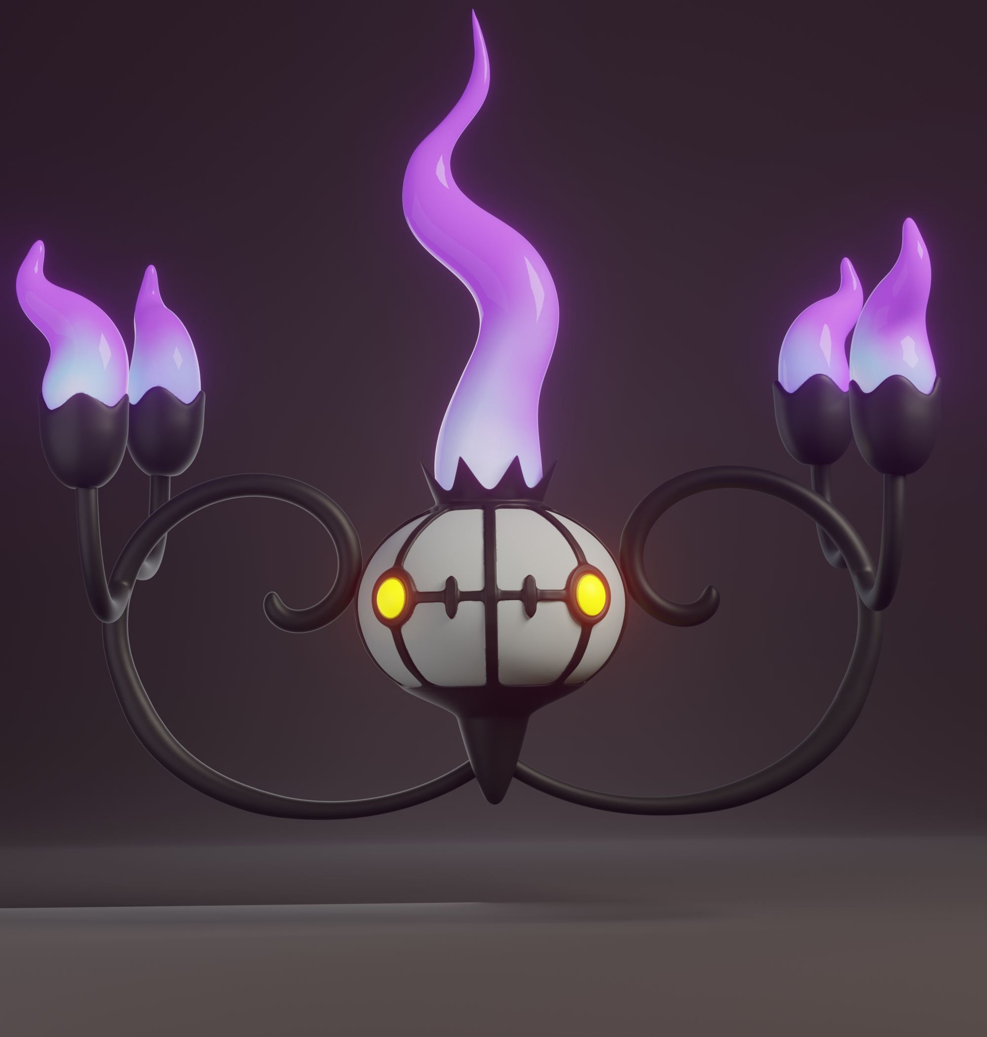 🐉 pokemon chandelure・ STL File for ・Cults