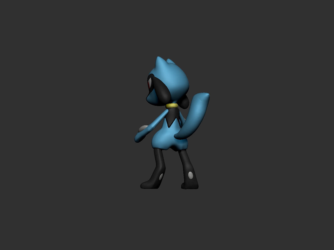 STL file pokemon riolu 🐉 ・3D printer design to download・Cults