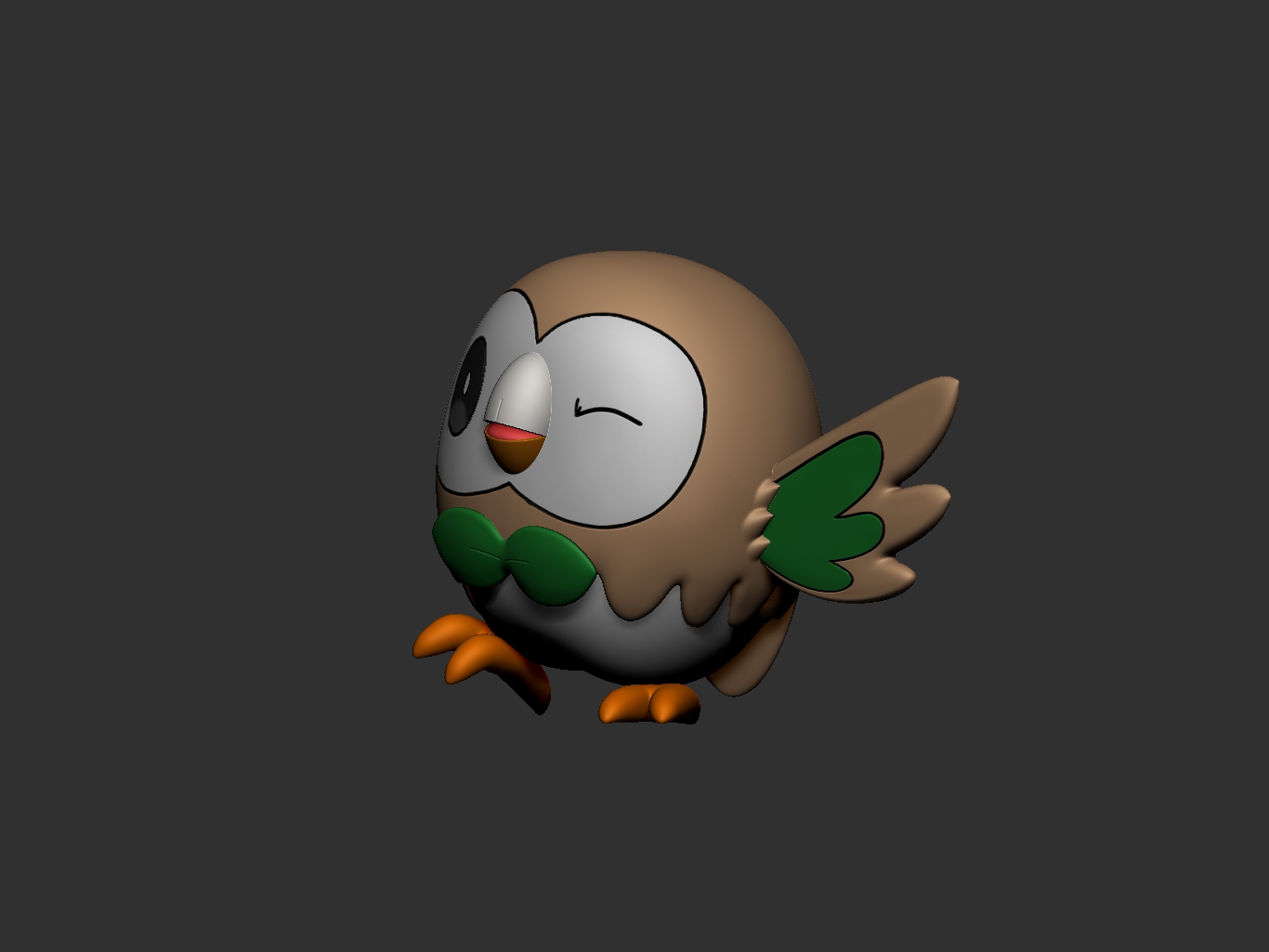 🐉 pokemon rowlet evolution pack・ STL File for ・Cults