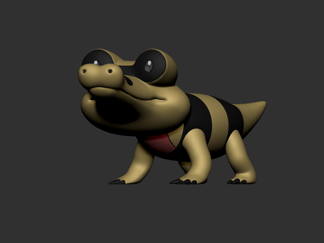 STL file pokemon sandile 🐉 ・3D printing idea to download・Cults