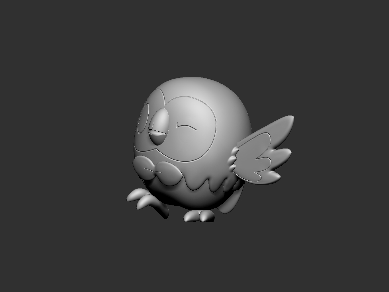 🐉 pokemon rowlet evolution pack・ STL File for ・Cults