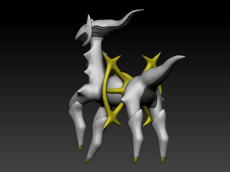 🐉 Pokemon arceus (with cuts and plugs)・ STL File for ・Cults