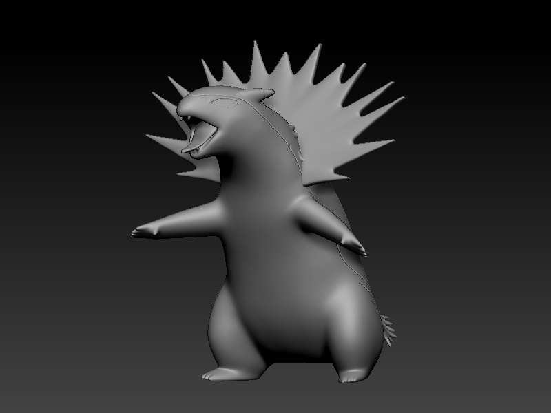 🐉 pokemon typhlosion・ STL File for ・Cults