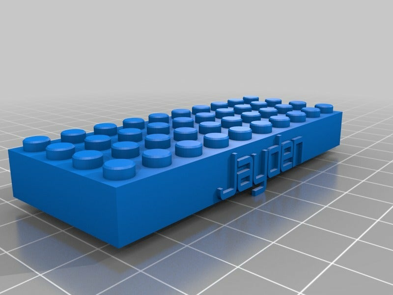 Free STL file Jayden Lego Block 🏗 ・3D printing idea to download・Cults