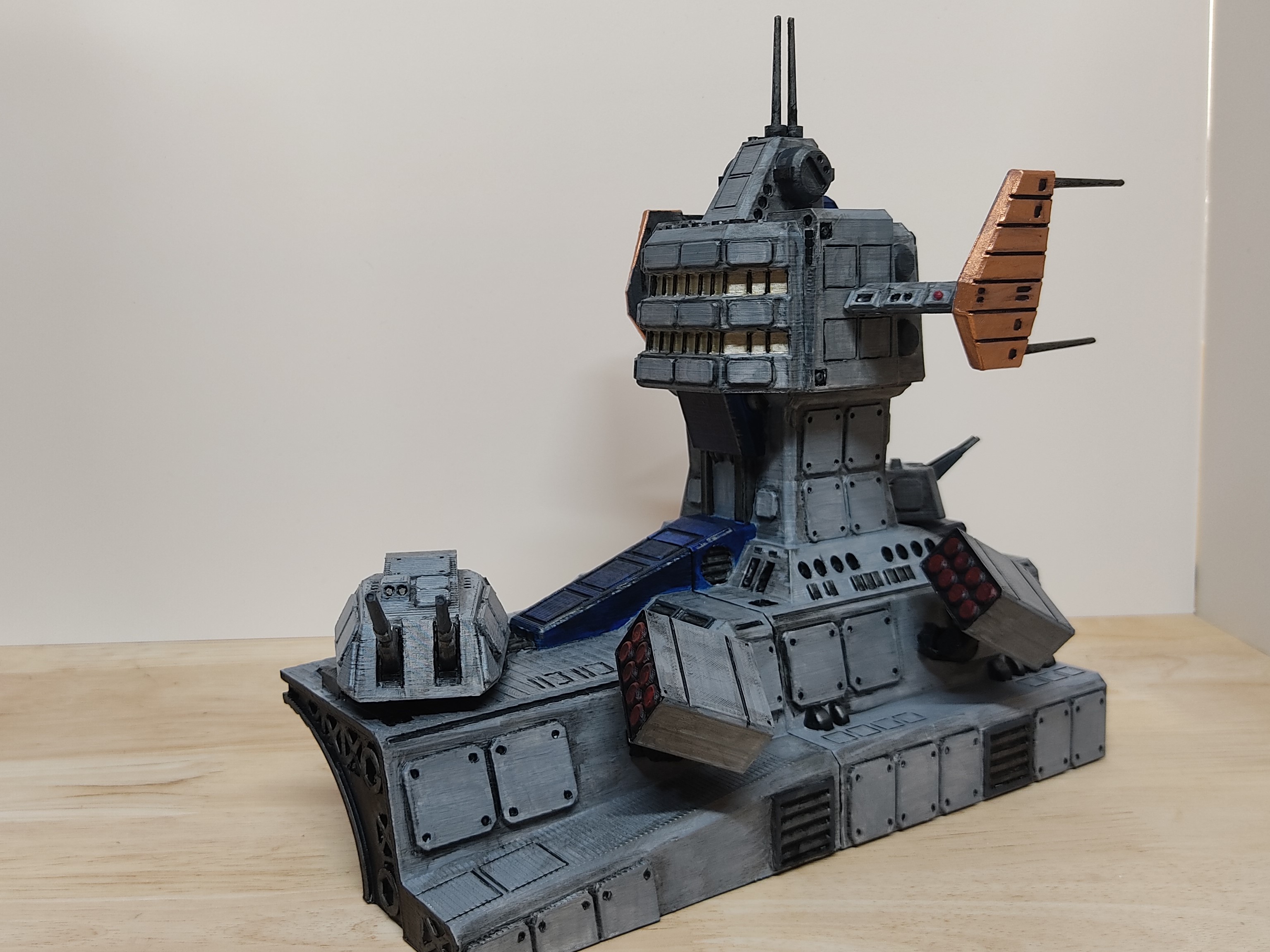 🤖 Gunpla diorama _ Battleship (EFF ver)・ STL File for ・Cults