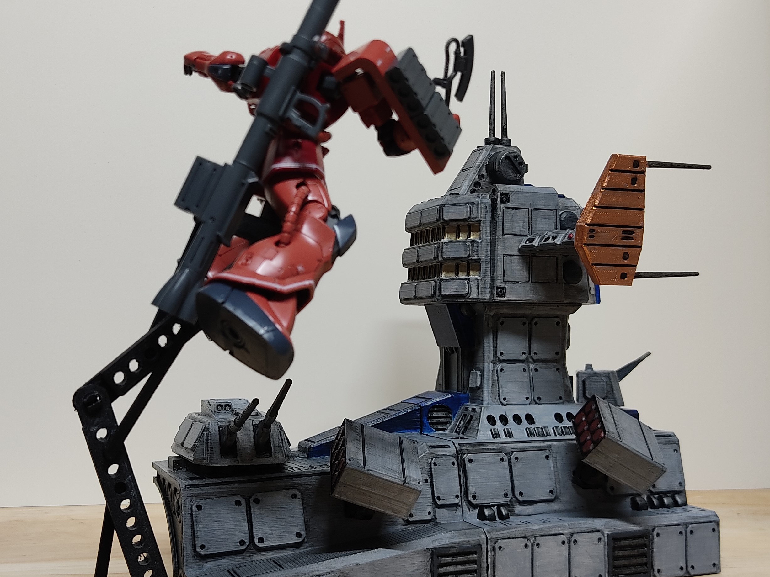 🤖 Gunpla diorama _ Battleship (EFF ver)・ STL File for ・Cults