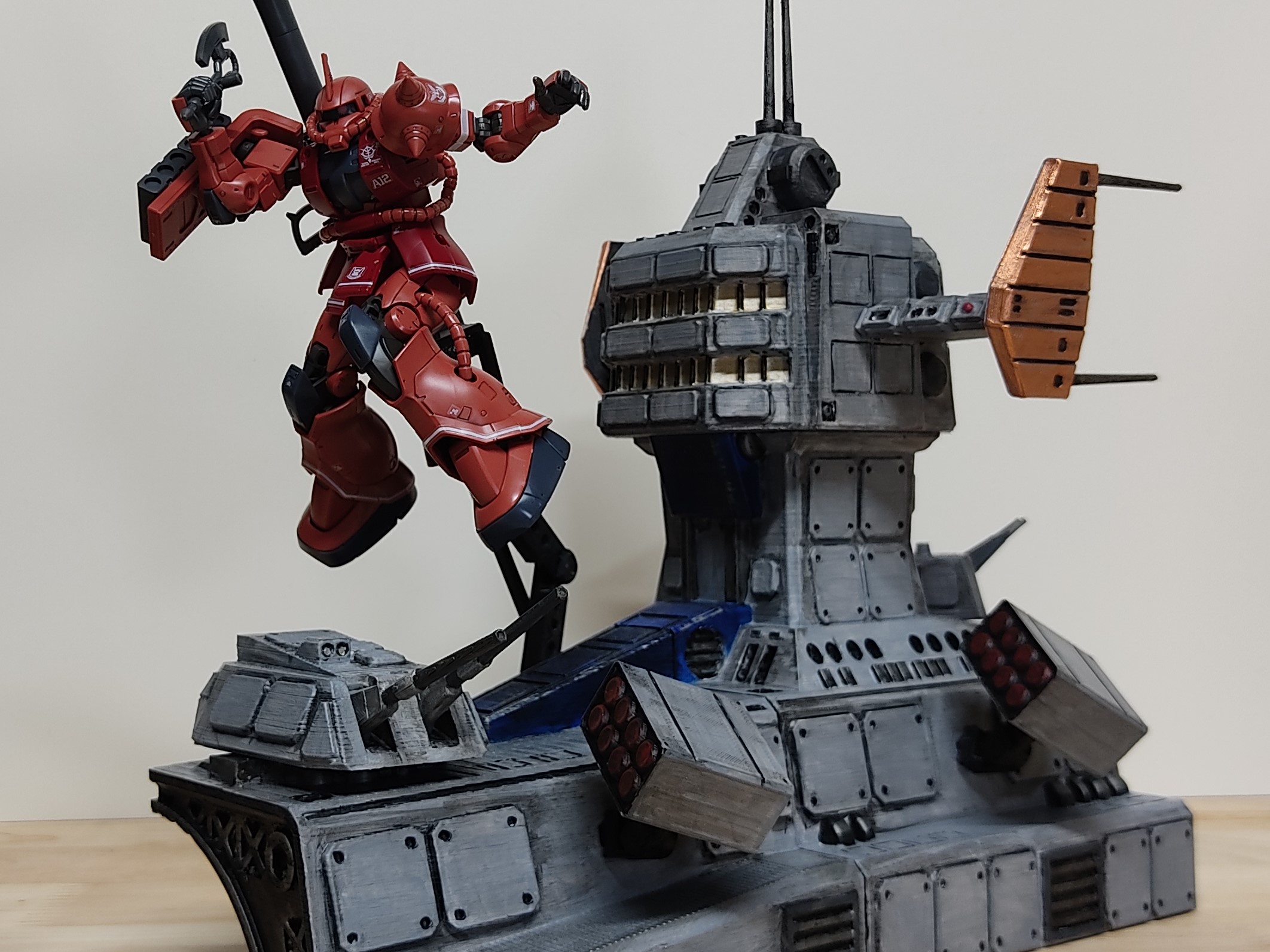 🤖 Gunpla diorama _ Battleship (EFF ver)・ STL File for ・Cults