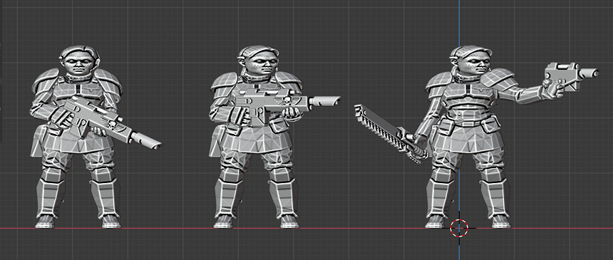 ♀️ Female Guardsmen・Free 3D File for ・Cults