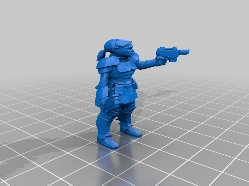 ♀️ Female Guardsmen・Free 3D File for ・Cults