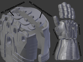 Free 3D file PACK: Infinity Gauntlet( Thanos) + Nano Gauntlet(Hulk ...