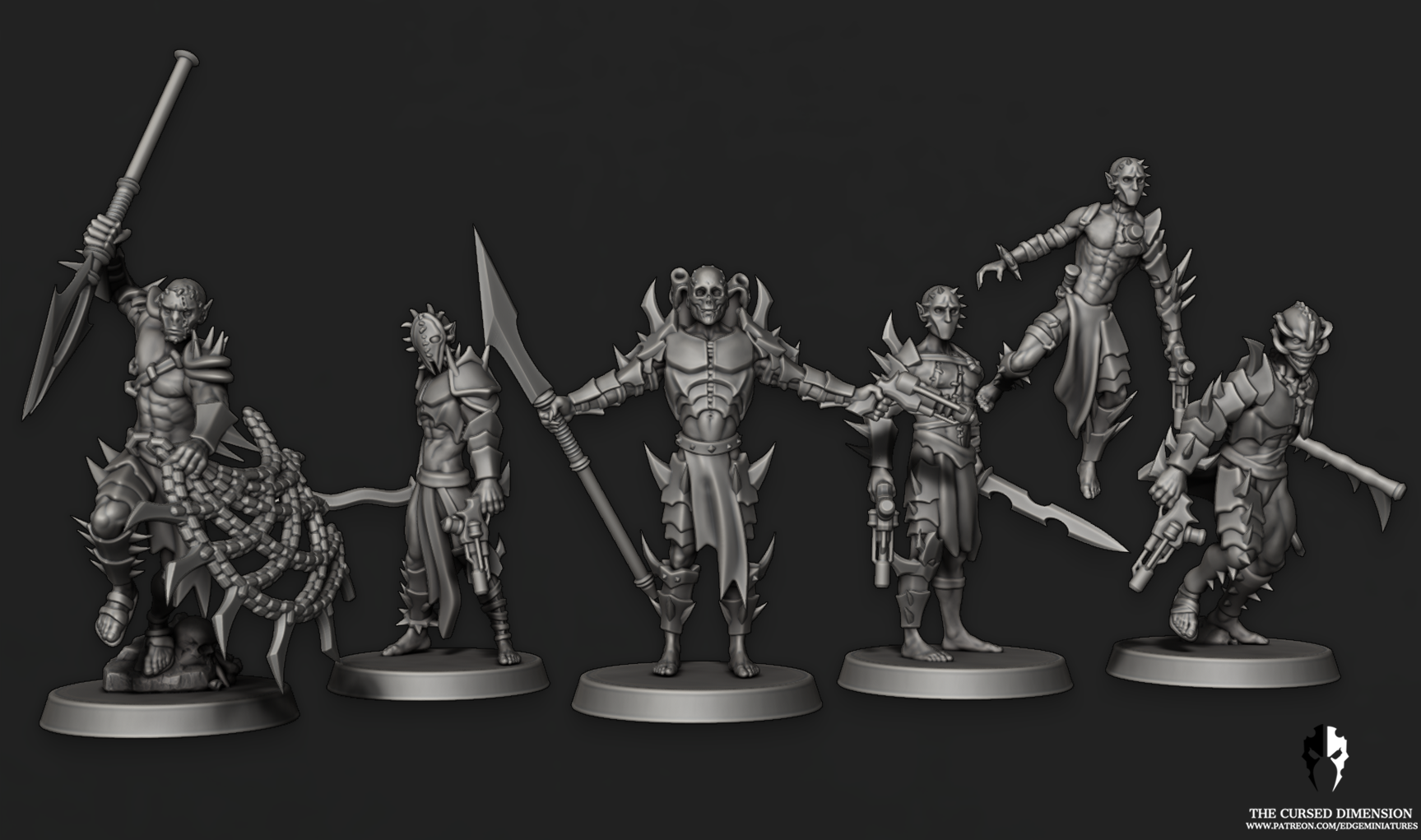 ⚔️ Arenakrieger / Gladiatoren - Verfluchte Krieger・ 3D Datei für ・Cults