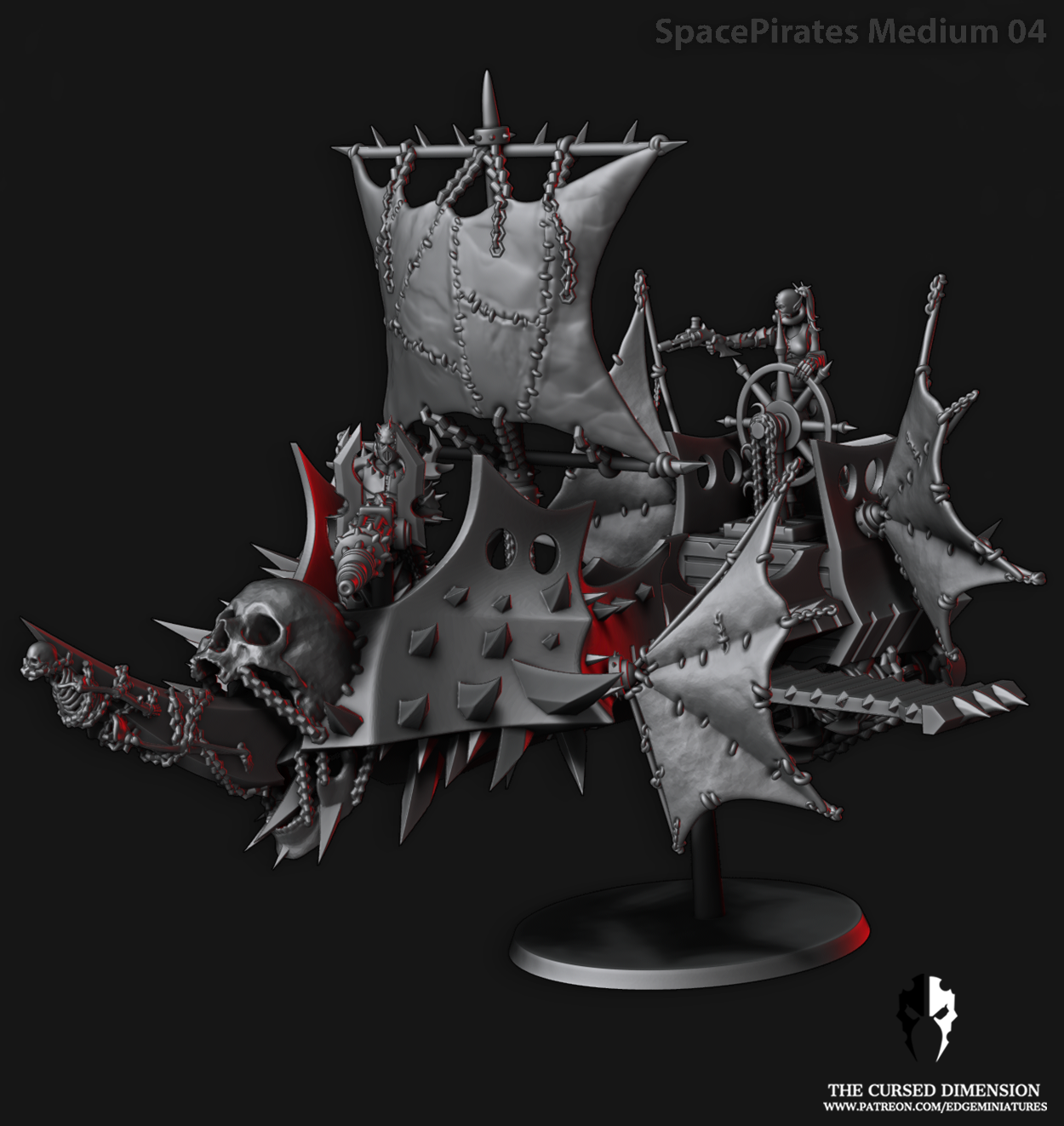 🛰 Space Pirates - Cursed Warriors・ 3D File for ・Cults