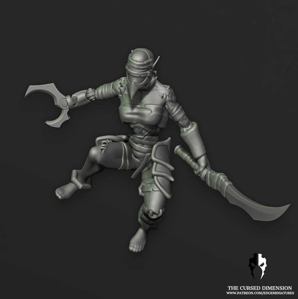 ⚔️ Cursed Warriors - Set 02 - All Female - Cursed Elves・ 3D File for ・Cults