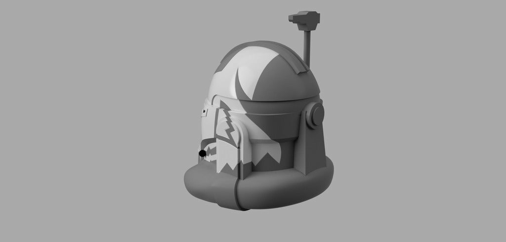 🪖 Commander Wolffe Phase 2 Helmet・Free STL File for ・Cults