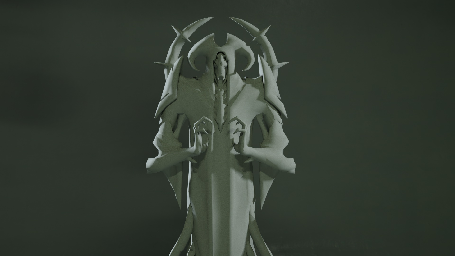 📱 Doom Eternal - Maykr Cult Statue・Free OBJ File for ・Cults