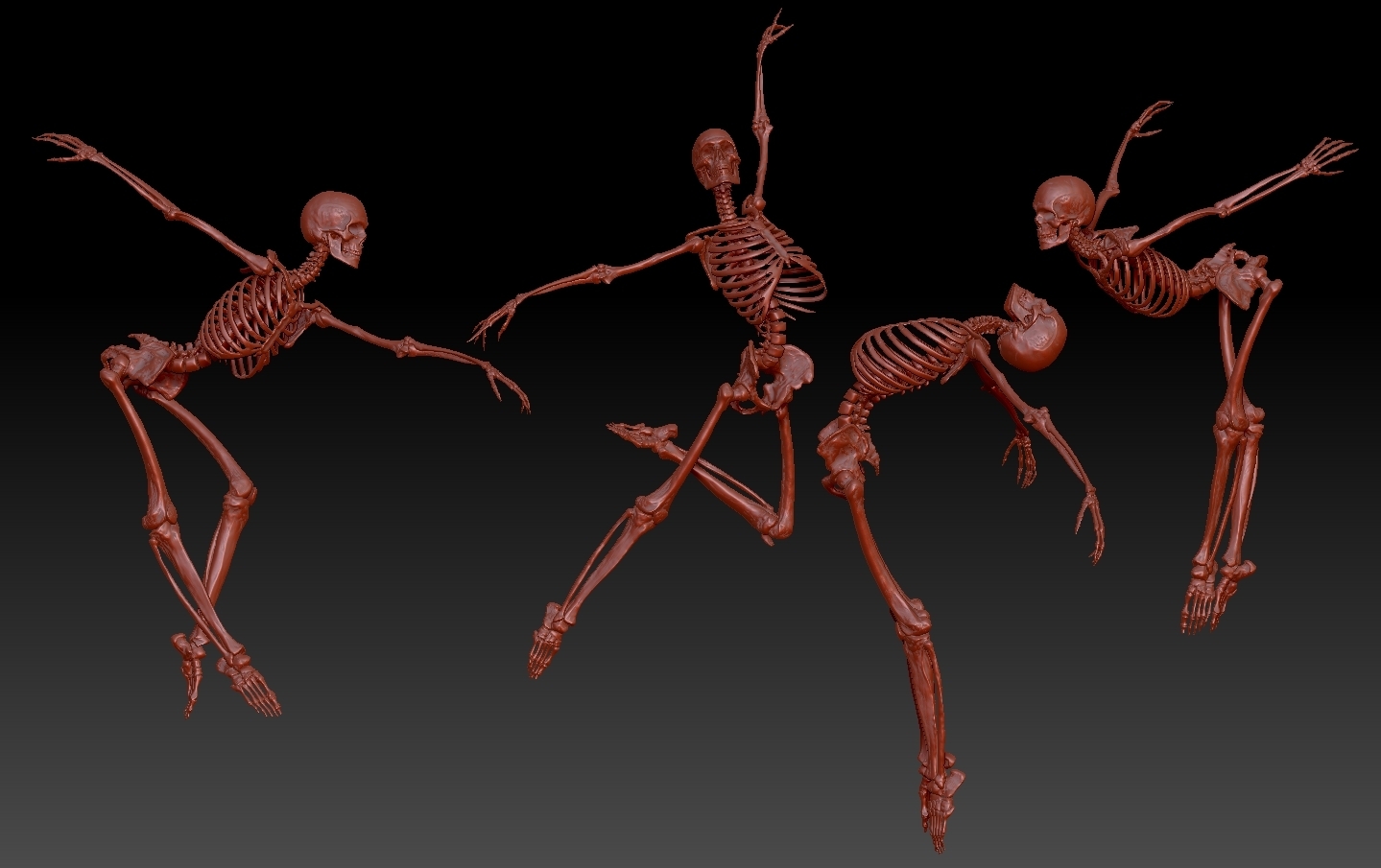 ♂️ Male and Female Poseable Skeleton・ STL File for ・Cults