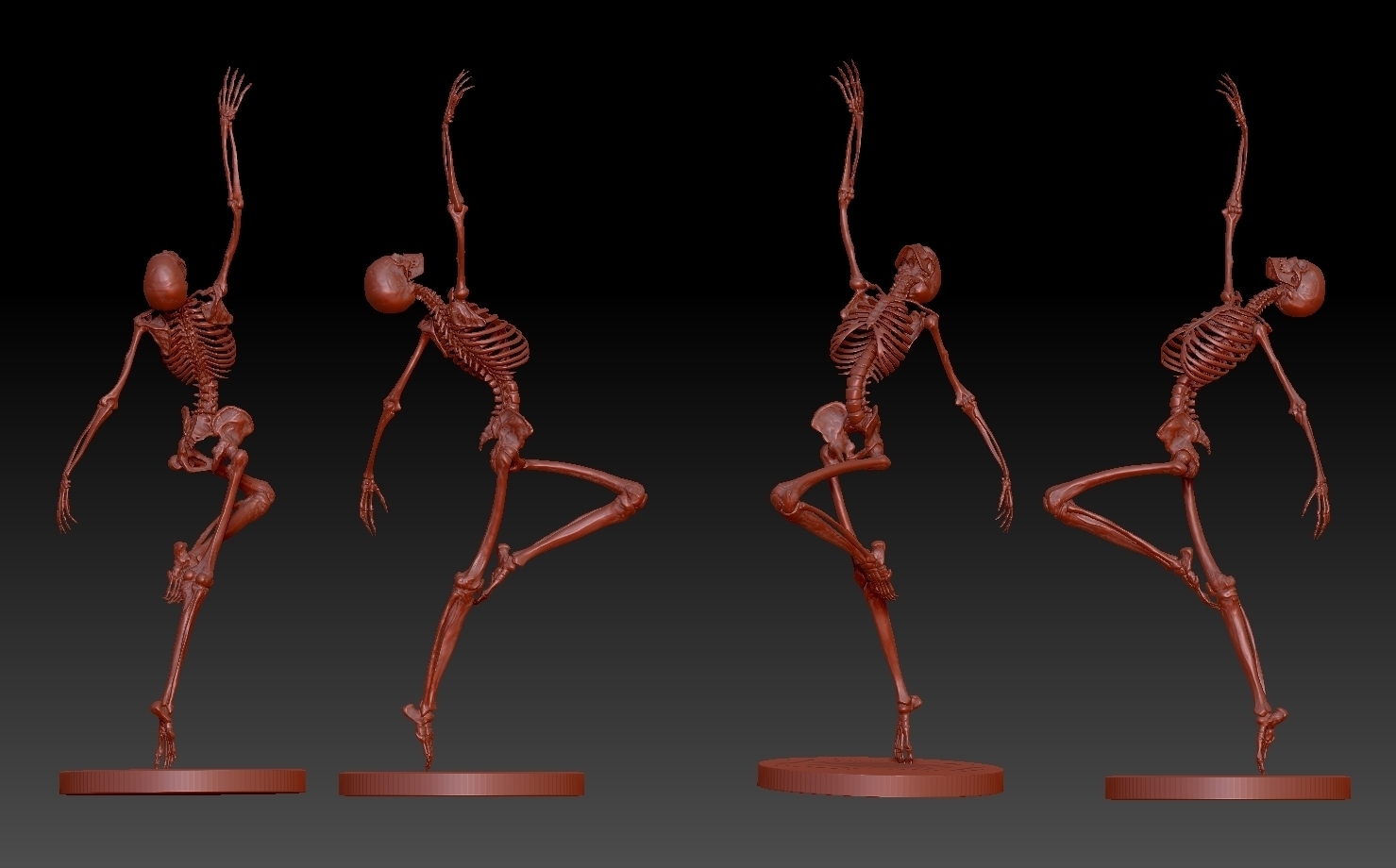 ♂️ Male and Female Poseable Skeleton・ STL File for ・Cults