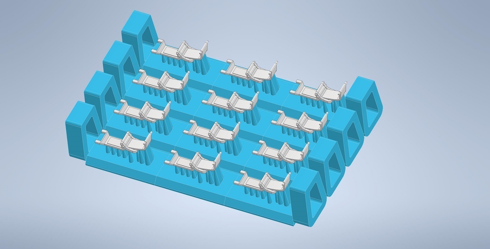 STL file 1/35 early panzer tool clamps 👽 ・3D printer model to download ...