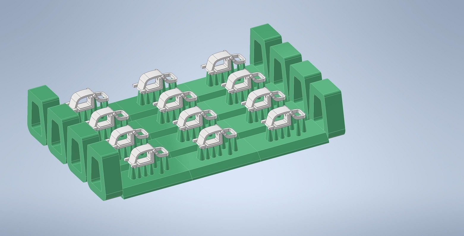 STL file 1/35 early panzer tool clamps 👽 ・3D printer model to download ...