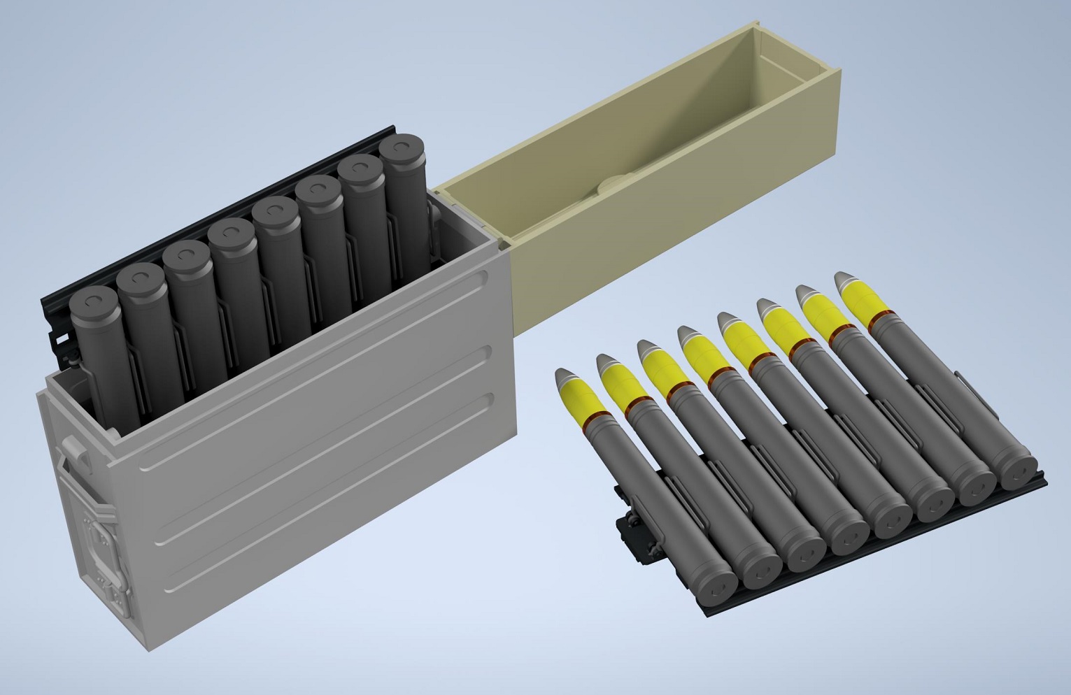 👽 1/35 37mm flak 43 magazines, ammunition and ammunition boxes・ STL ...