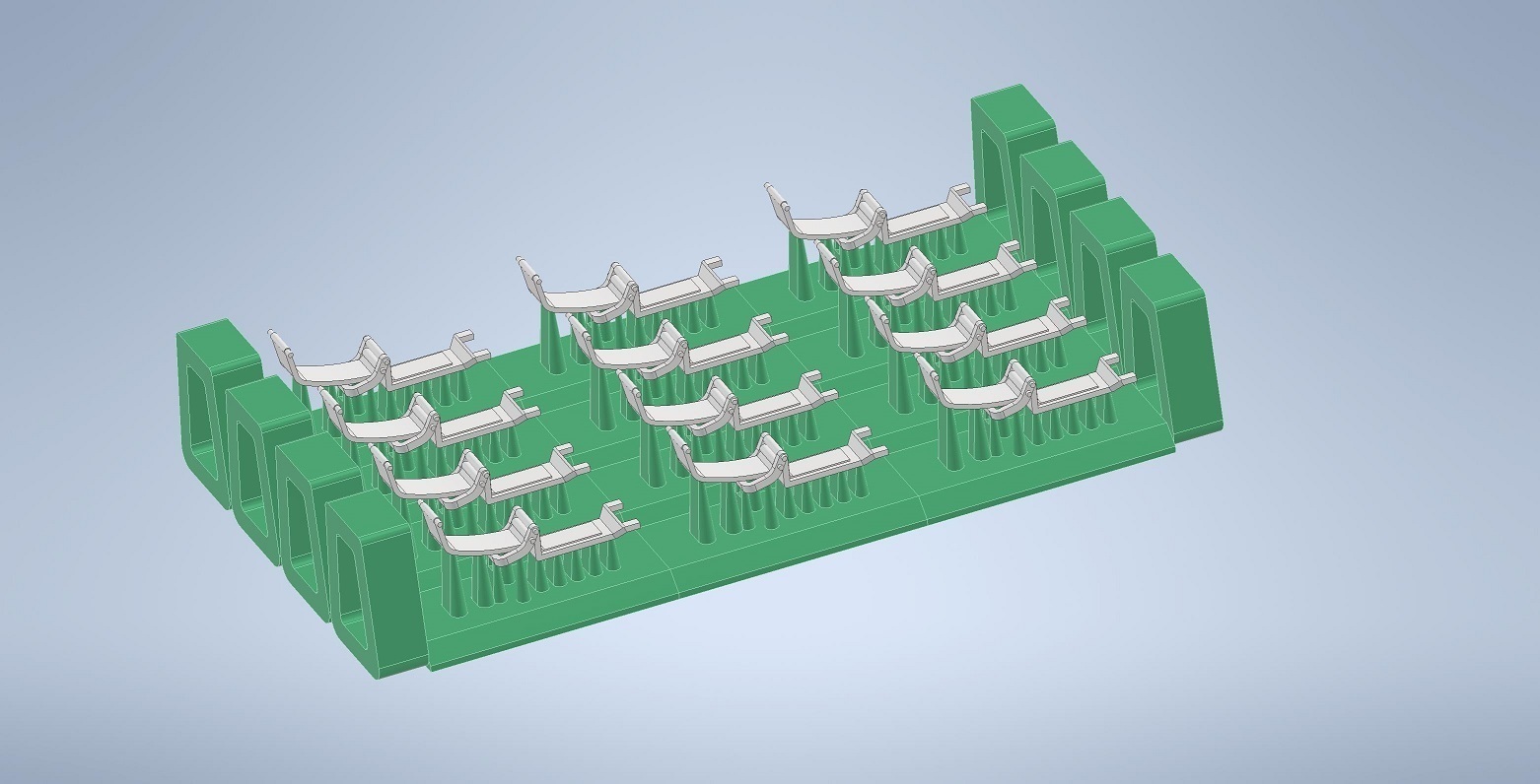 STL file 1/35 early panzer tool clamps 👽 ・3D printer model to download ...