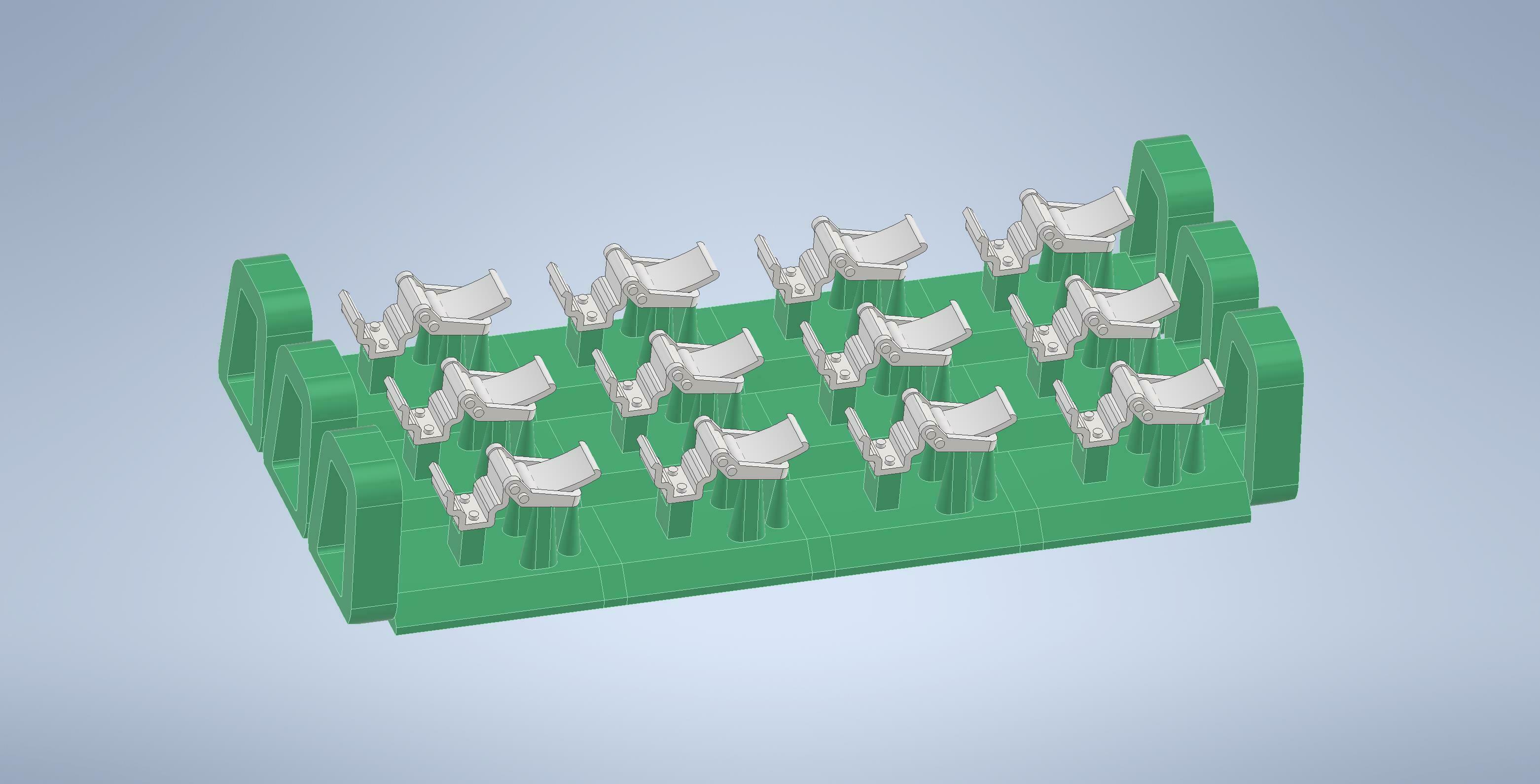👽 1/35 late panzer tool clamps・ STL File for ・Cults