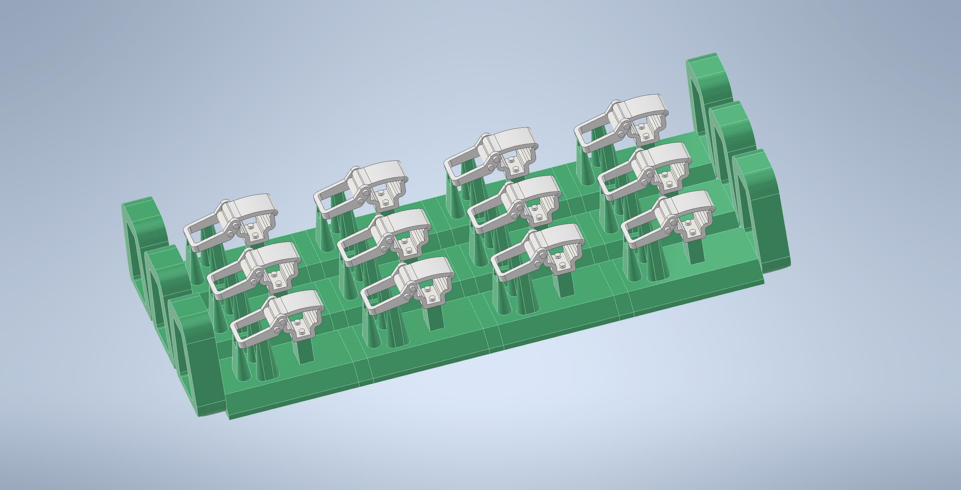 👽 1/35 late panzer tool clamps・ STL File for ・Cults