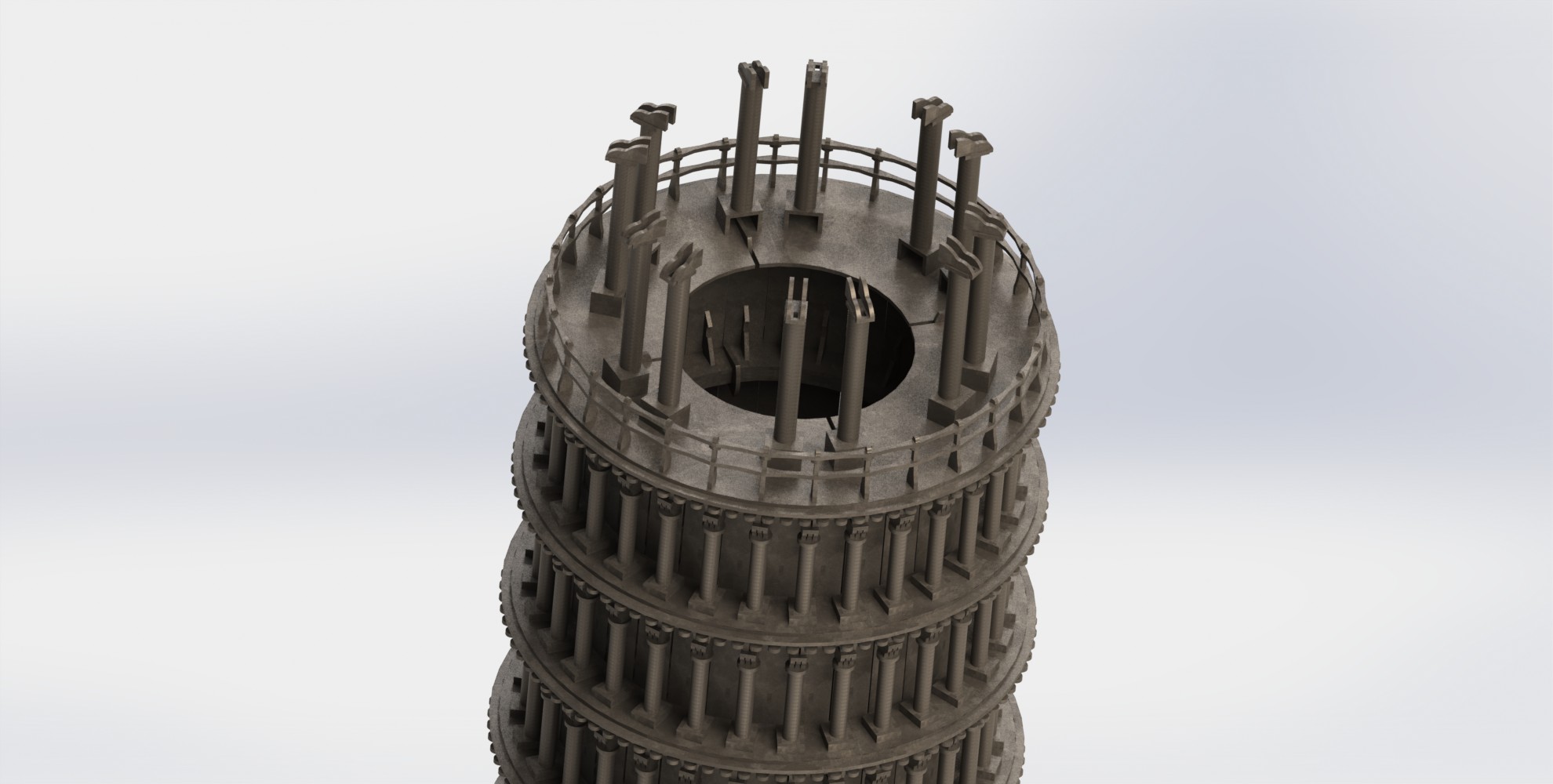Free STL file Tower of Pisa, 3D MODEL FREE DOWNLOAD 🆓 ・3D printing ...