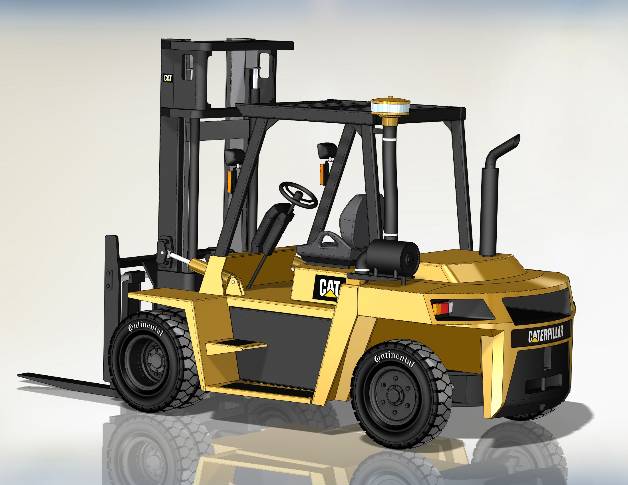 🚚 Forklift Truck, 3D model print plastic, Diy 3d print, cargo forklift ...