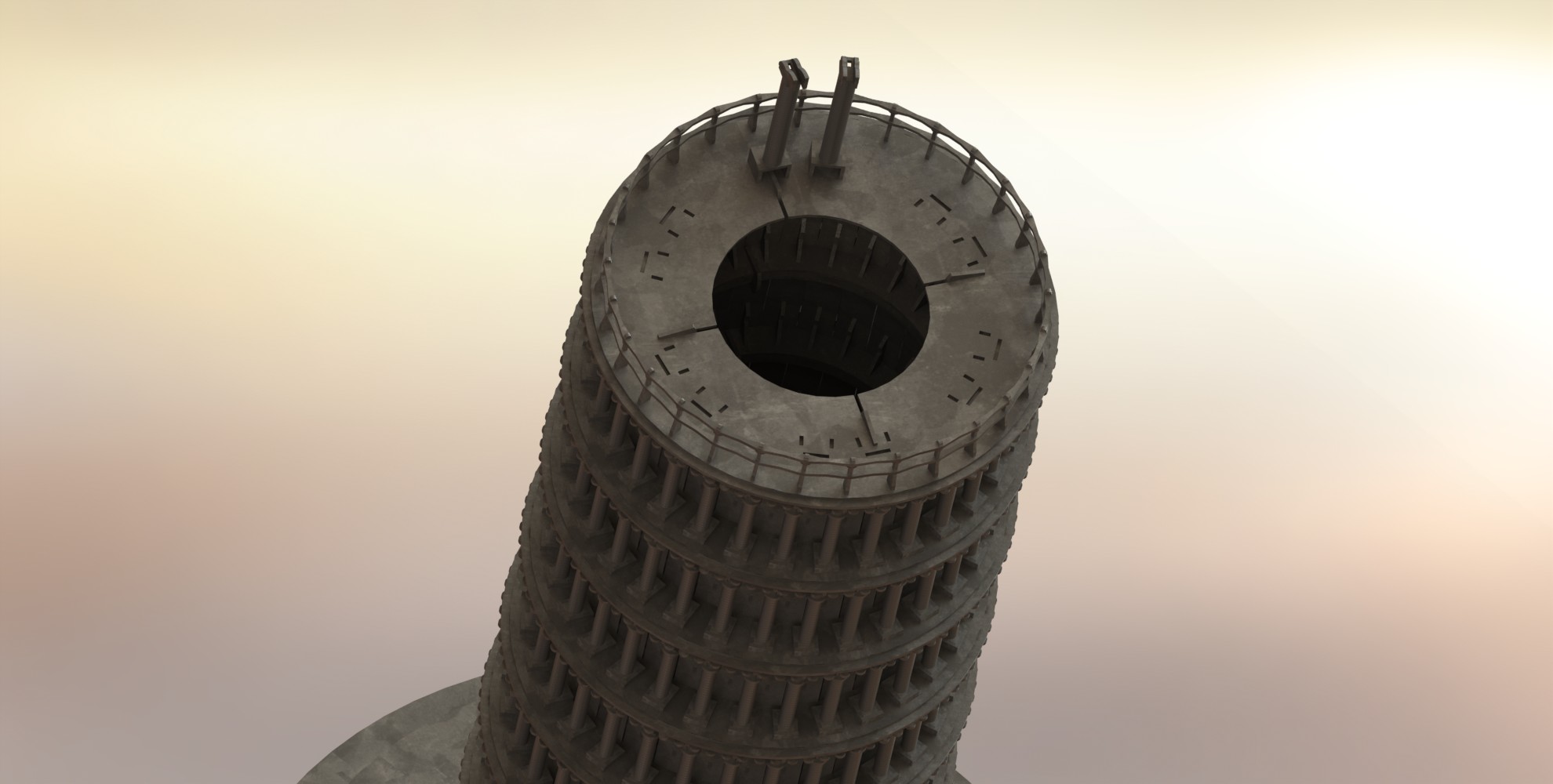 Free STL file Tower of Pisa, 3D MODEL FREE DOWNLOAD 🆓 ・3D printing ...