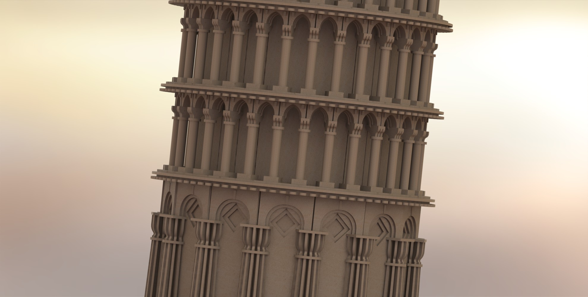 Free STL file Tower of Pisa, 3D MODEL FREE DOWNLOAD 🆓 ・3D printing ...